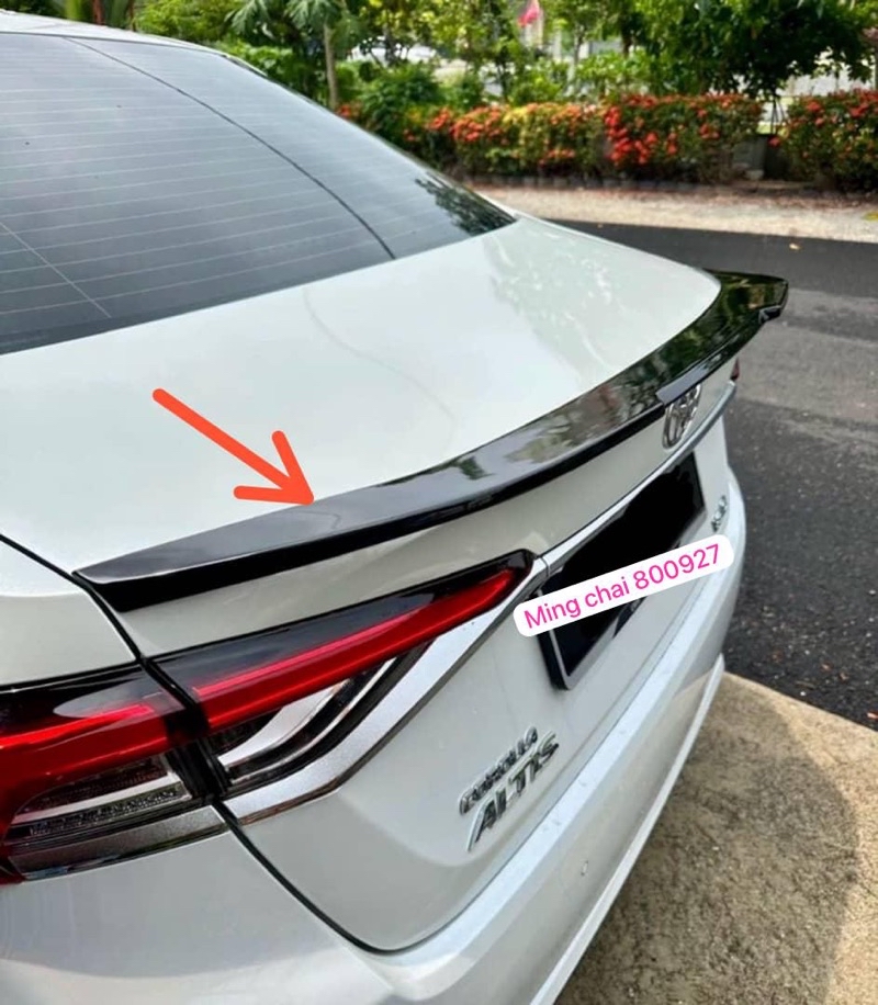 Toyota Corolla Altis 2020-2024 duck tail spoiler no paint | Shopee Malaysia