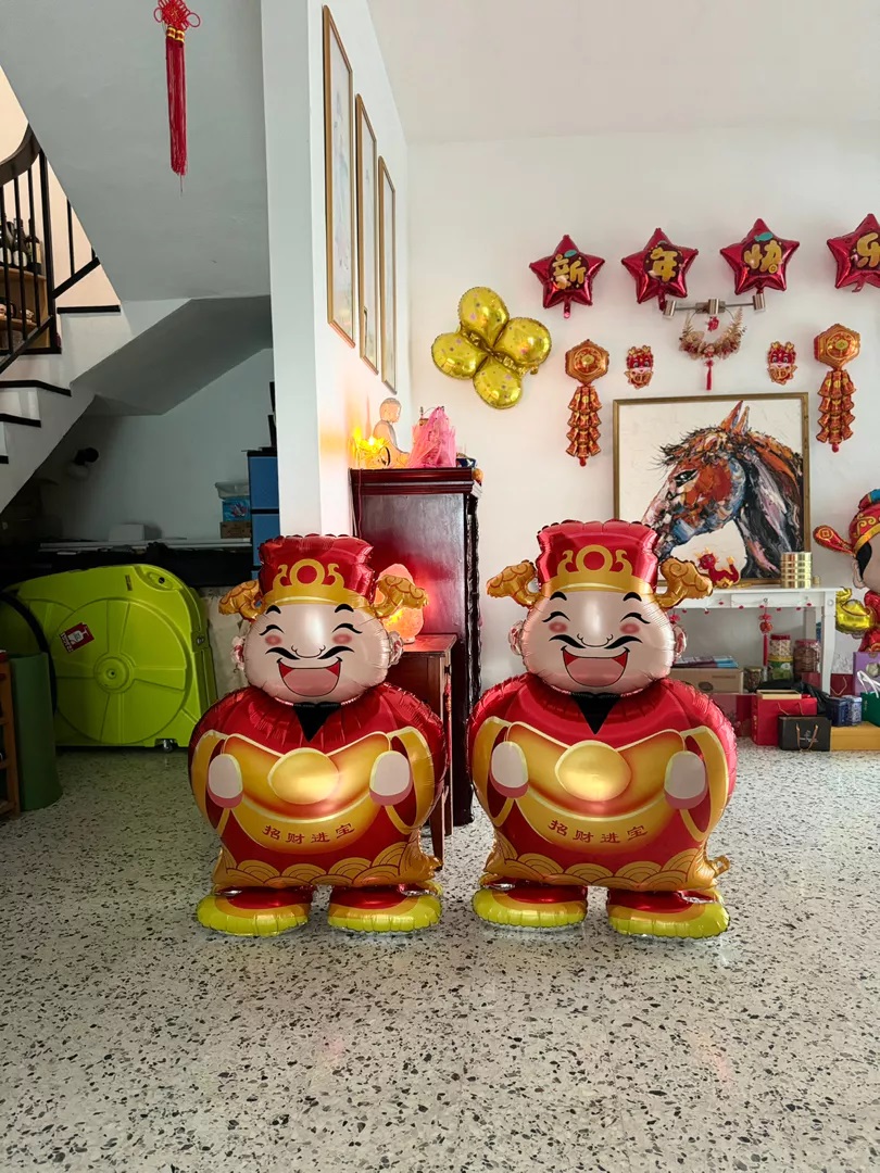 1pc [Ready Stock] CNY Theme Foil Balloon Chinese New Year Decoration ...