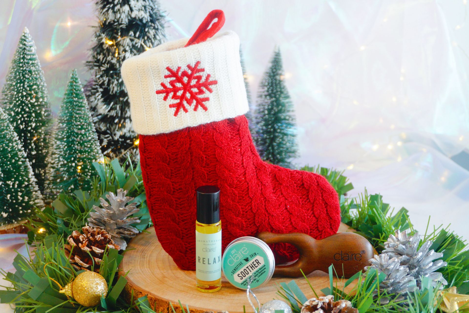 Claire Organics Joyful Calm Gift Set - 2024 Christmas Limited Edition ...