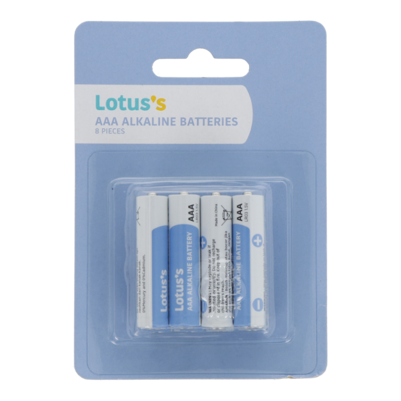 Lotus's AAA Alkaline Batteries (4pcs) | Shopee Malaysia
