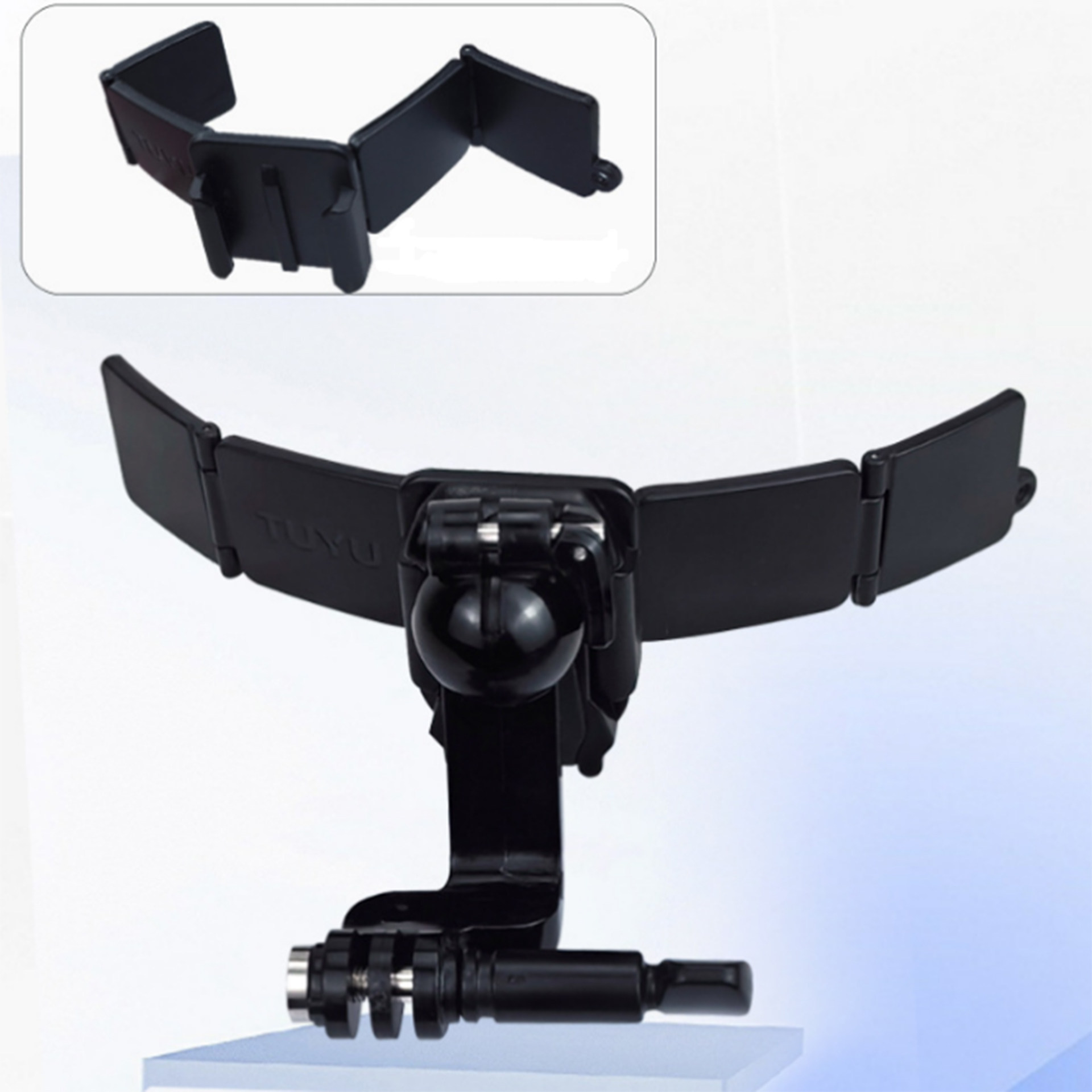 TUYU Full Face Helmet Chin Mount Holder GoPro Hero 12 11 10 Insta360 ...