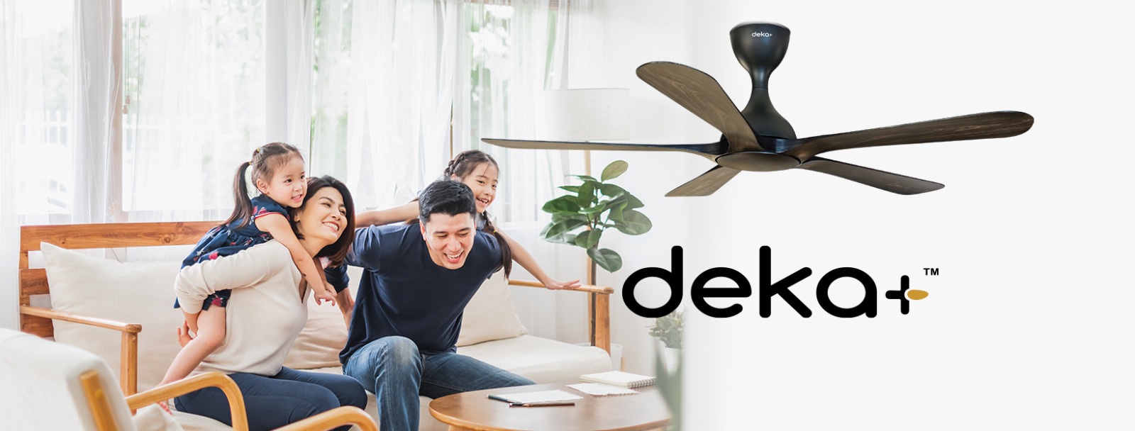 DEKA+ HELI 56'' Ceiling Fan 5 Blades 14 Speeds TURBO Speed Remote ...
