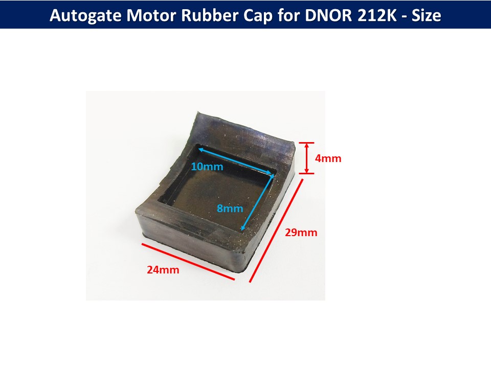 DNOR Autogate Mini Motor Accessories for DNOR 212K (4Pcs)- Rubber Cap ...