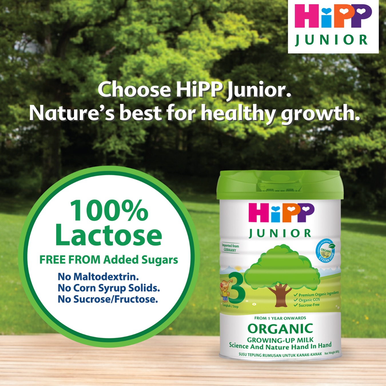 Hipp Susu Organik Junior Organic Growing Up Formula Milk From 1 Year ...