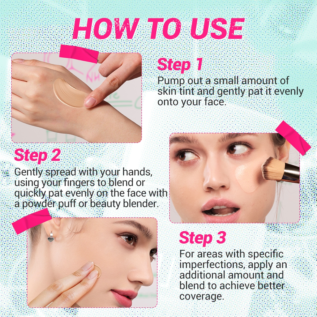 Acne-prone Firendly Makeup Bundle DAZZLE ME Acne Armor Skin Tint ...