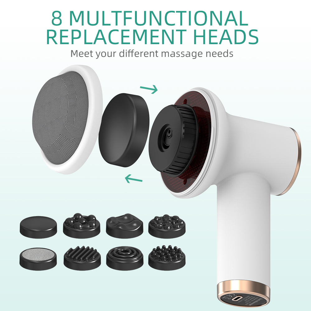 SNOWFIT Elite Upgraded Portable Rechargeable Handheld Massager With 8 ...