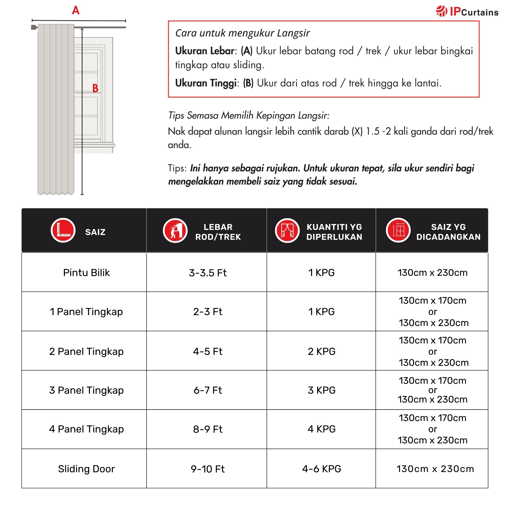 IP CURTAIN VELVET Langsir 80% Blackout Warna Burgandy Maroon Siap Jahit ...