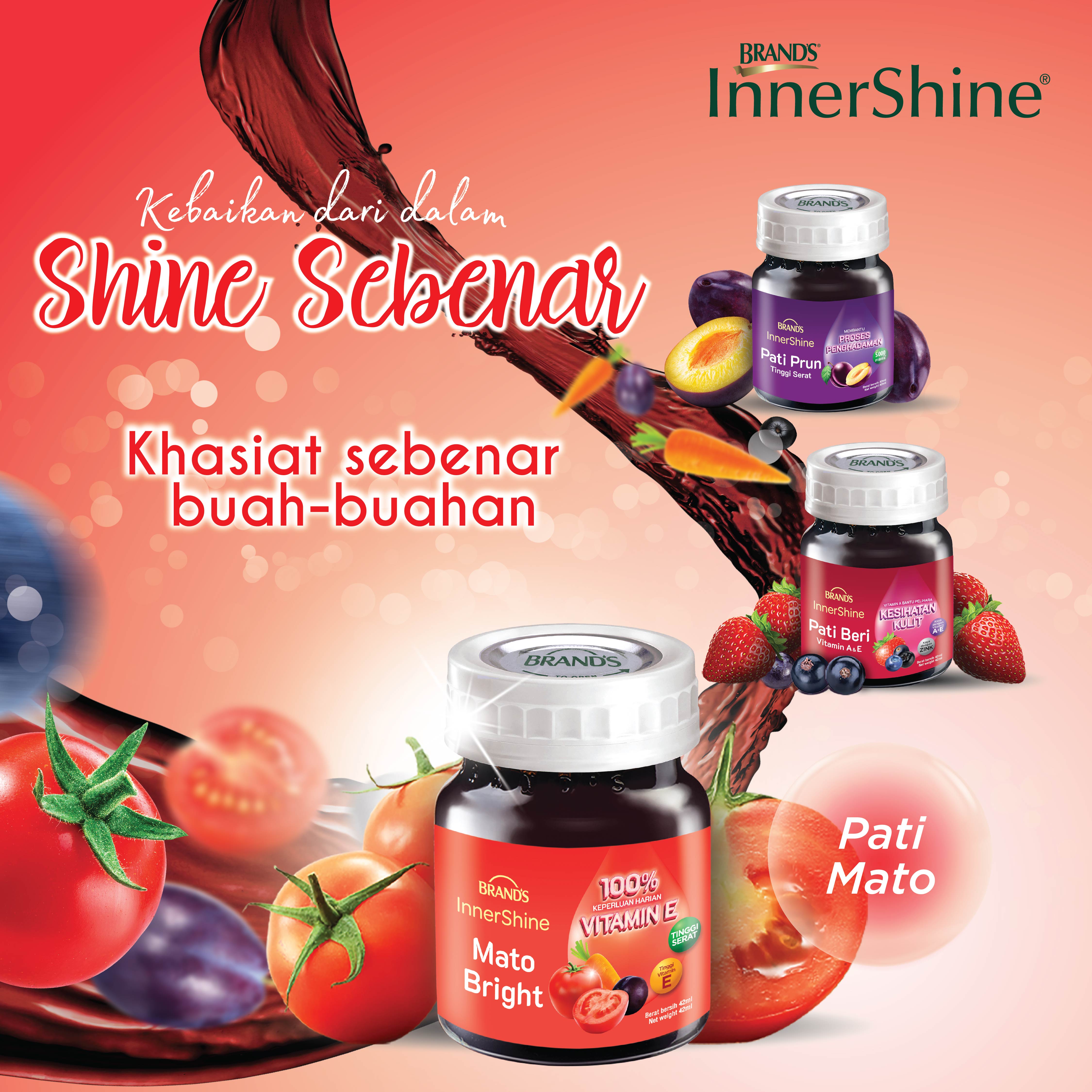 BRAND'S InnerShine Mato Bright 12's (42ml) 2 packs (With Lycopene ...