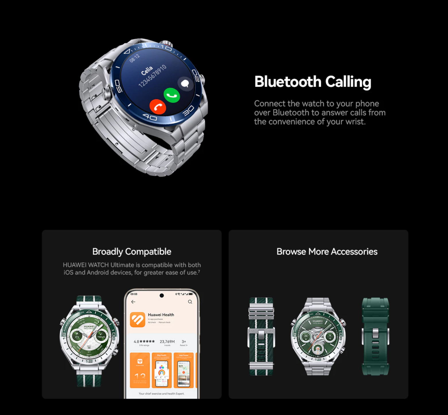 HUAWEI WATCH Ultimate Smartwatch Innovative Liquid Metal Material | Pro ...