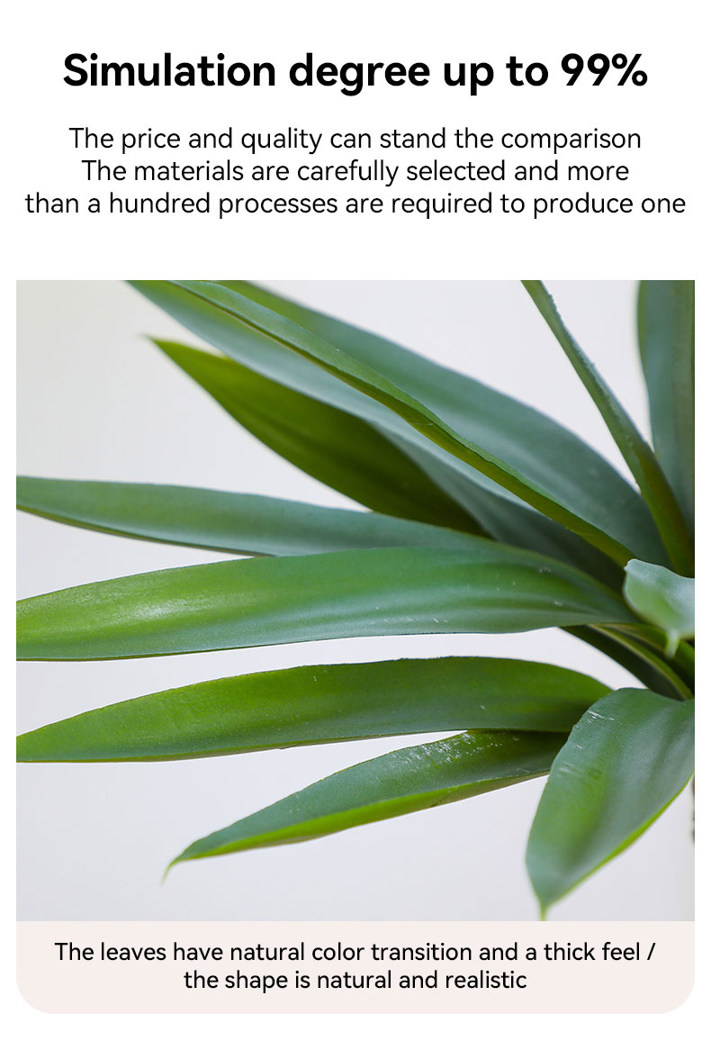 Nordic Artificial Plants Fake plant Simulation Plant Sisal Tree Potted ...