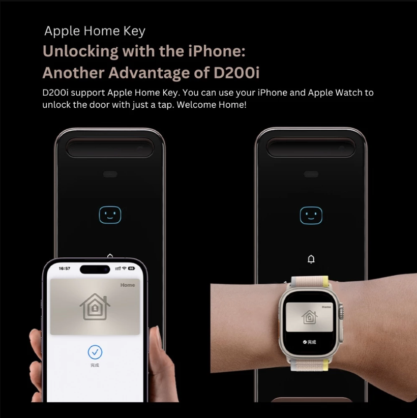 Xiaomi Aqara Smart Door Lock D200 Face ID Unlock ZigBee 3.0 Automatic ...