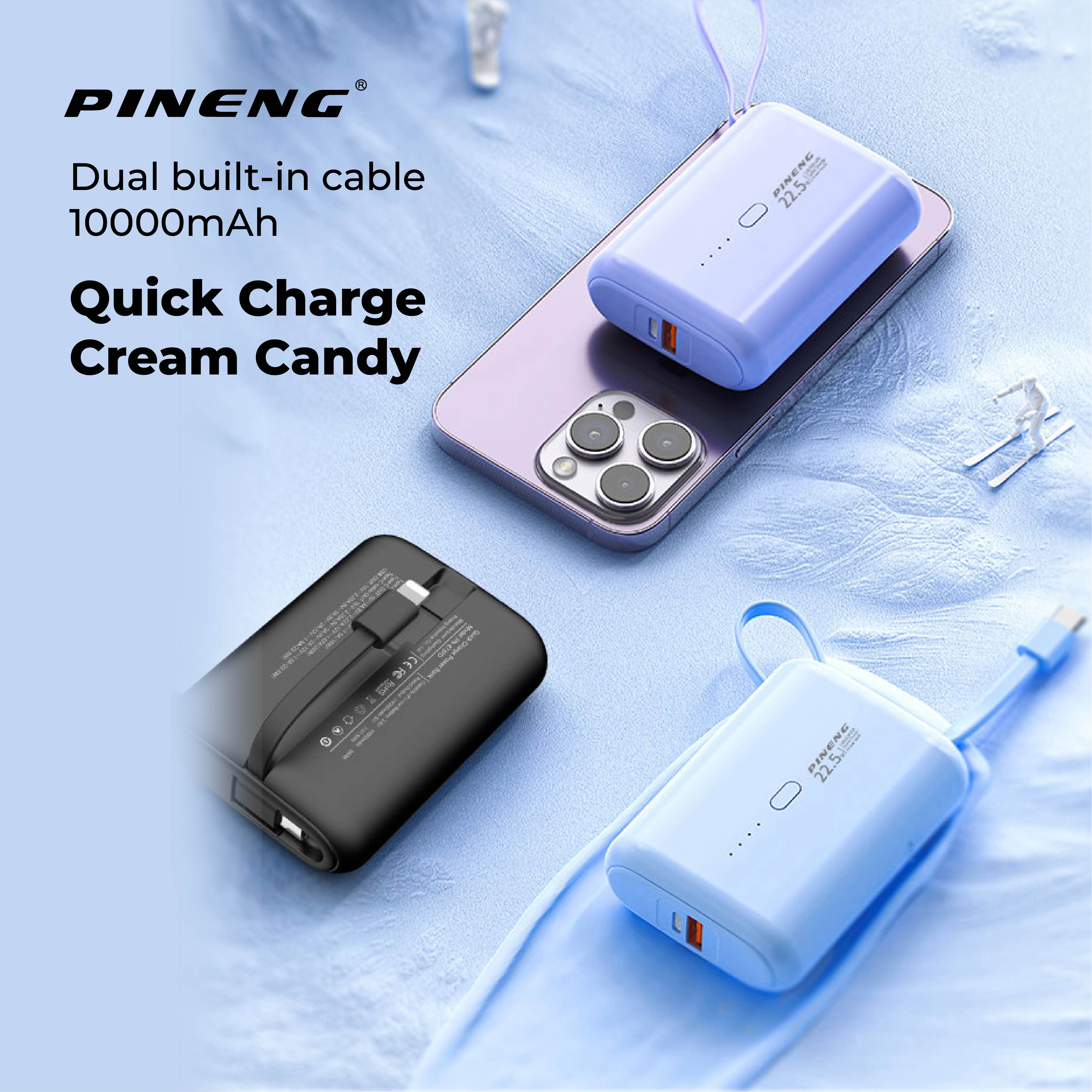 [NEW] Pineng PN-873PD 22.5W 10000mAh Compact Pocket Mini Powerbank Fast ...