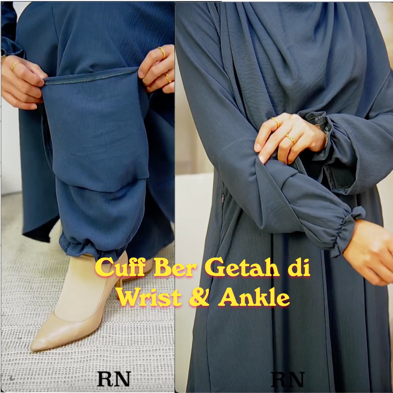Muslimah Suit MARISSA 12.0 - Jubah Seluar Umrah Haji Cey Ironless Putih ...
