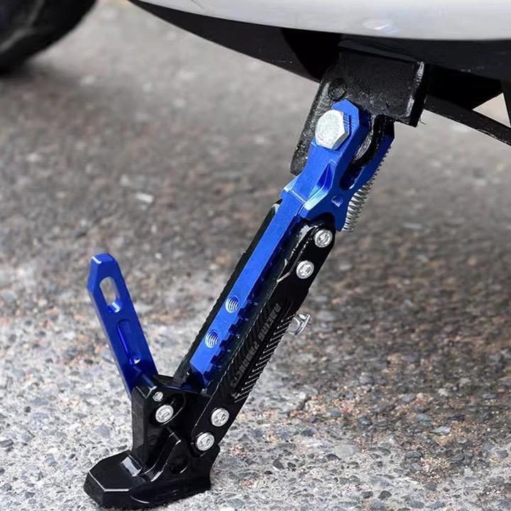 CARBON UNIVERSAL TITANIUM SIDE STAND SINGLE SPRING TONGKAT MOTOR LC135 ...