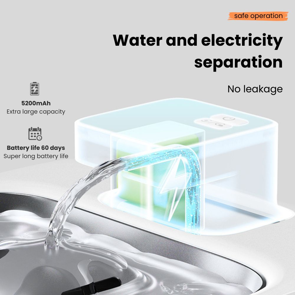 Smart Pets HydroUV Sterilization Induction Water Automatic Cat Wireless ...