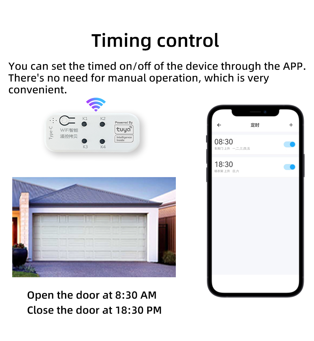 Wifi Autogate Smart Phone Opener eWeLink App WIFI RF Remote Autogate ...