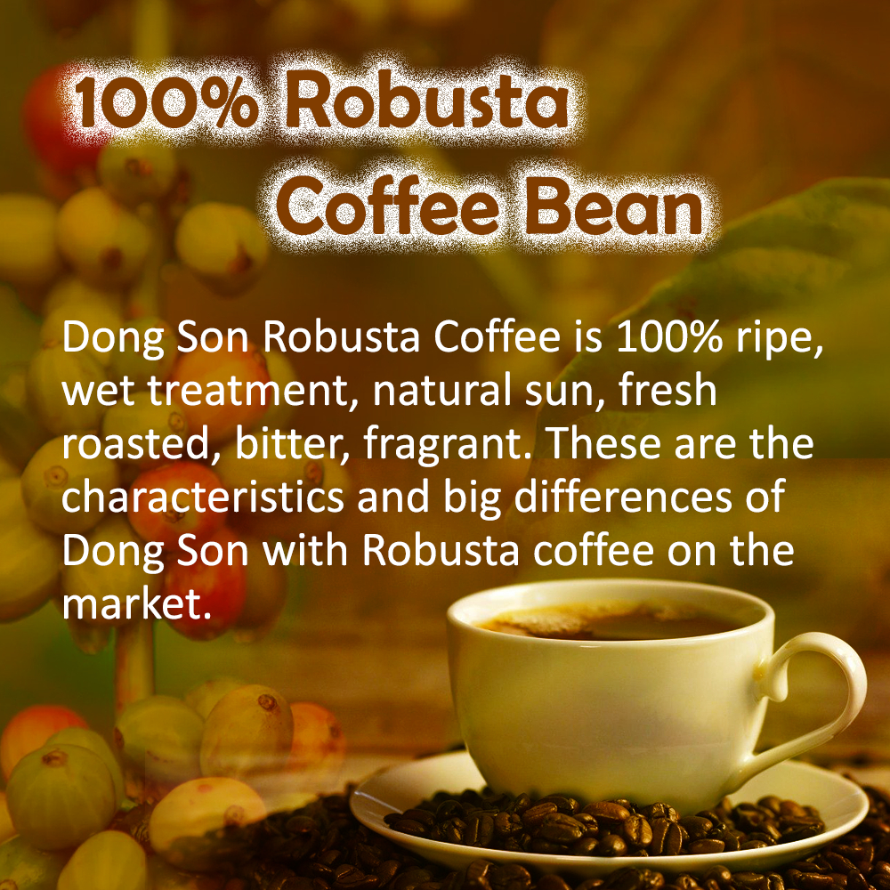 Dong Son 1KG Robusta Coffee Bean 100％ Single Origin Imported Vietnam ...