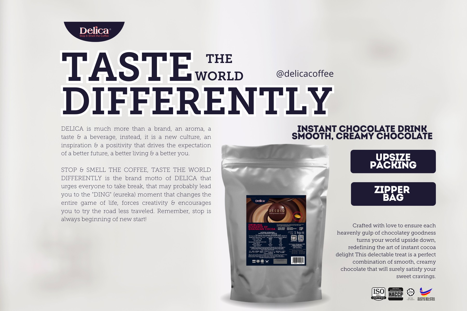 1kg Delica Decoco Chocolate Drink | Shopee Malaysia