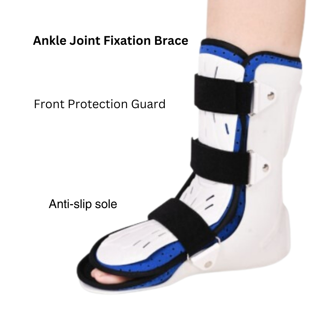 Ankle Joint Fixation Brace with Foot Support Guard Anti Slip Sprain ...