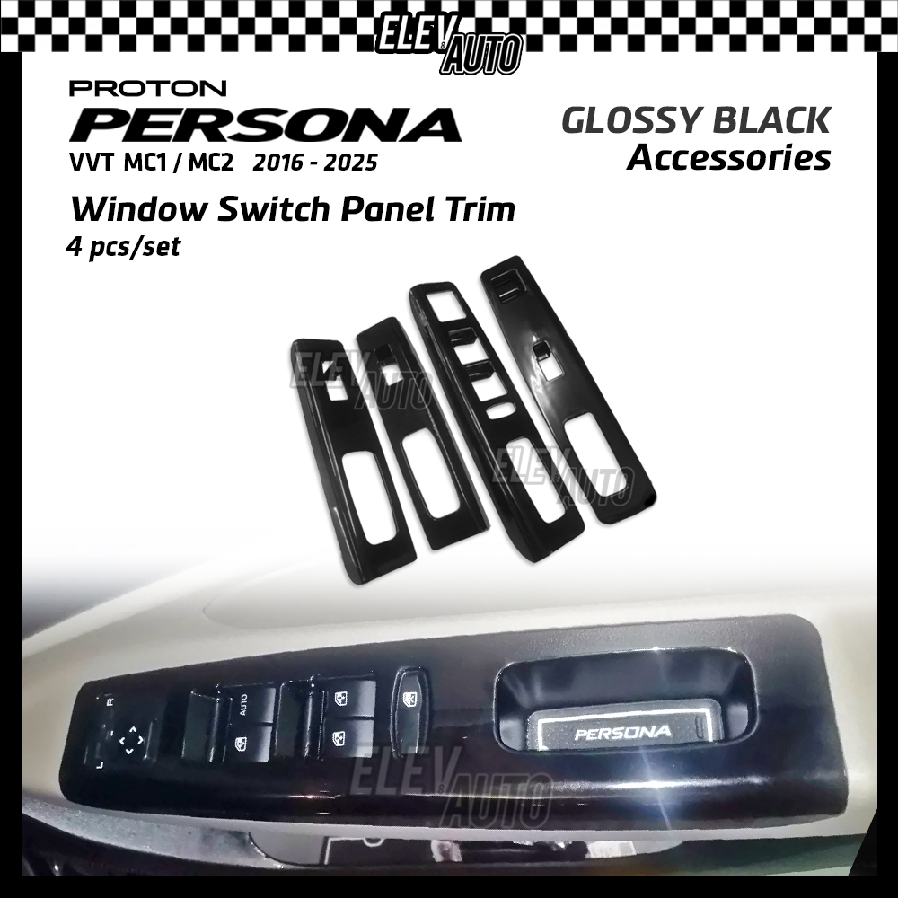 Proton Persona VVT 2016 - 2025 GLOSSY BLACK Interior Exterior ...