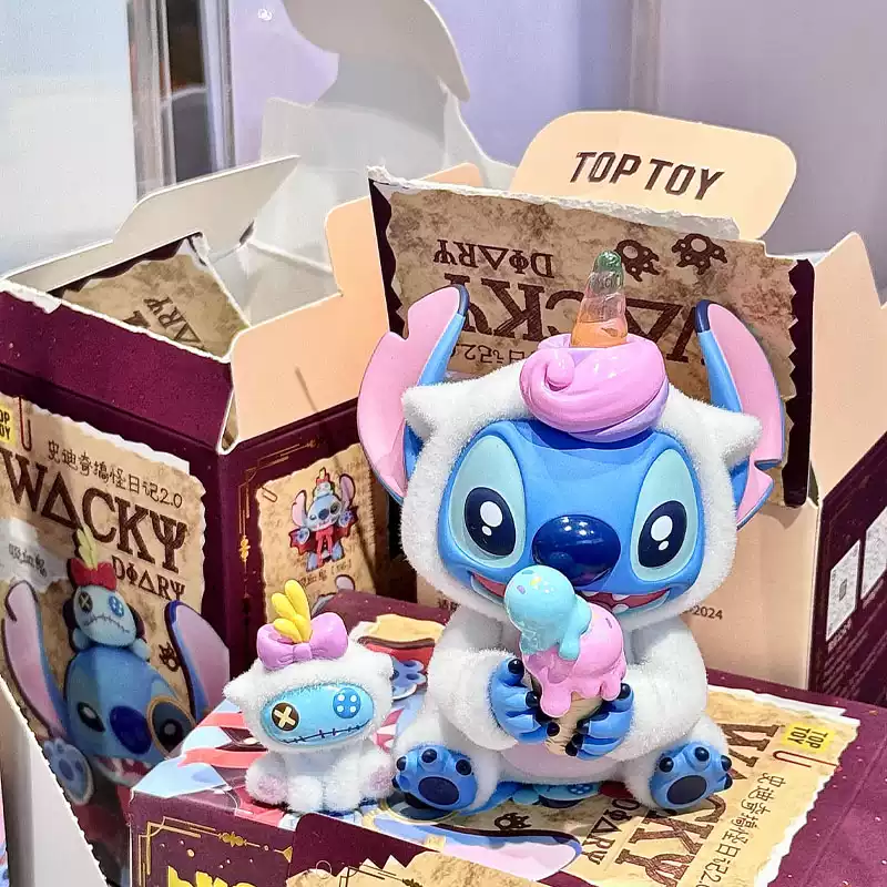 TOPTOY Disney Stitch Wacky Diary 2.0 Series Blind Box Figure Decoration Girl Gift 正版史迪奇搞怪日记2.0 ...
