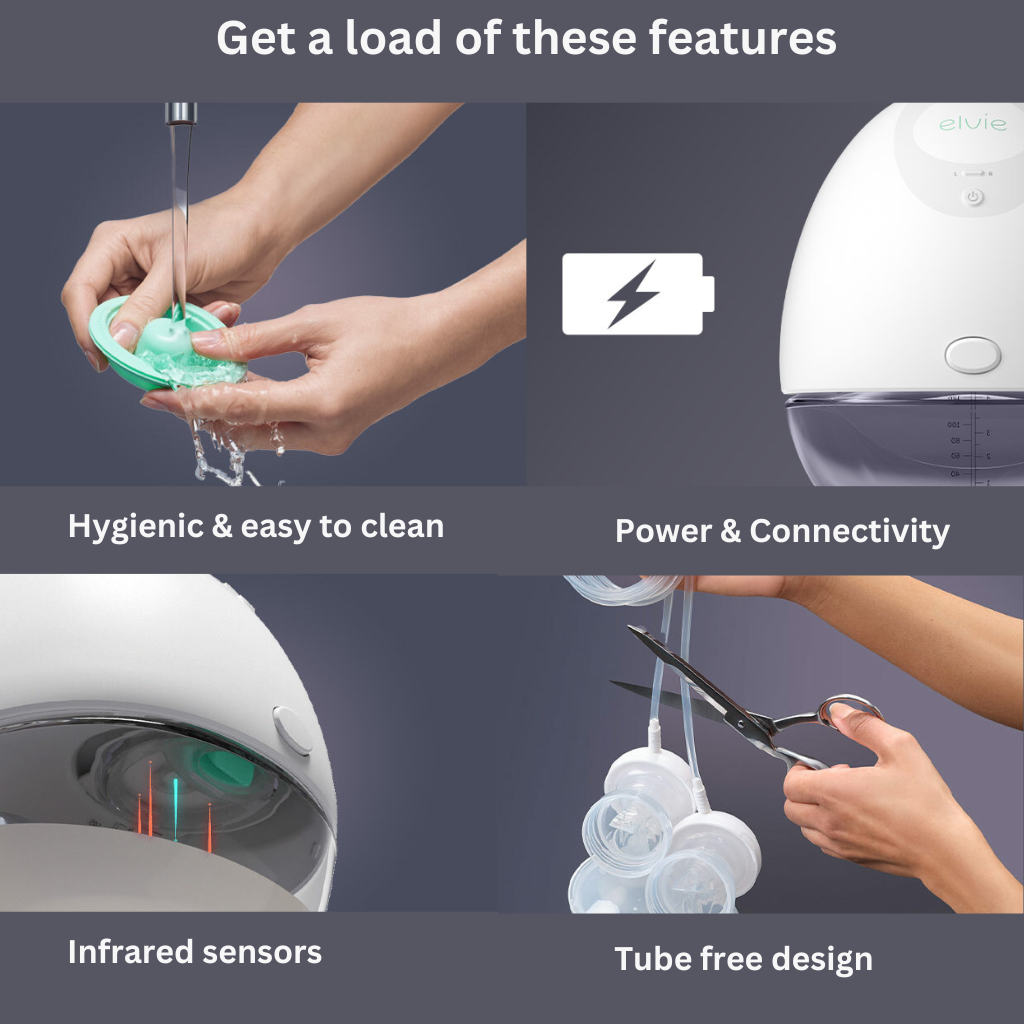 Elvie Breast Pump| App-Connected Wearable Pump| Hands-Free, Silent ...