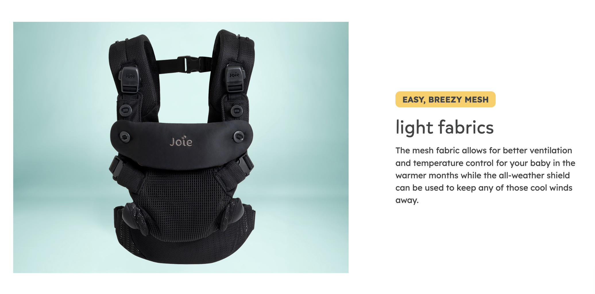 Joie Savvy Air Baby Carrier 4in1 Carrying Positions | Shopee Malaysia