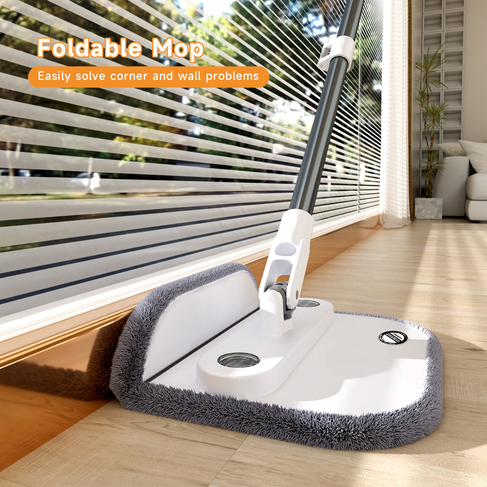 Zolele M20 Spin Mop Set Bucket Magic Rotating Mop No Hand-Washing Lazy ...