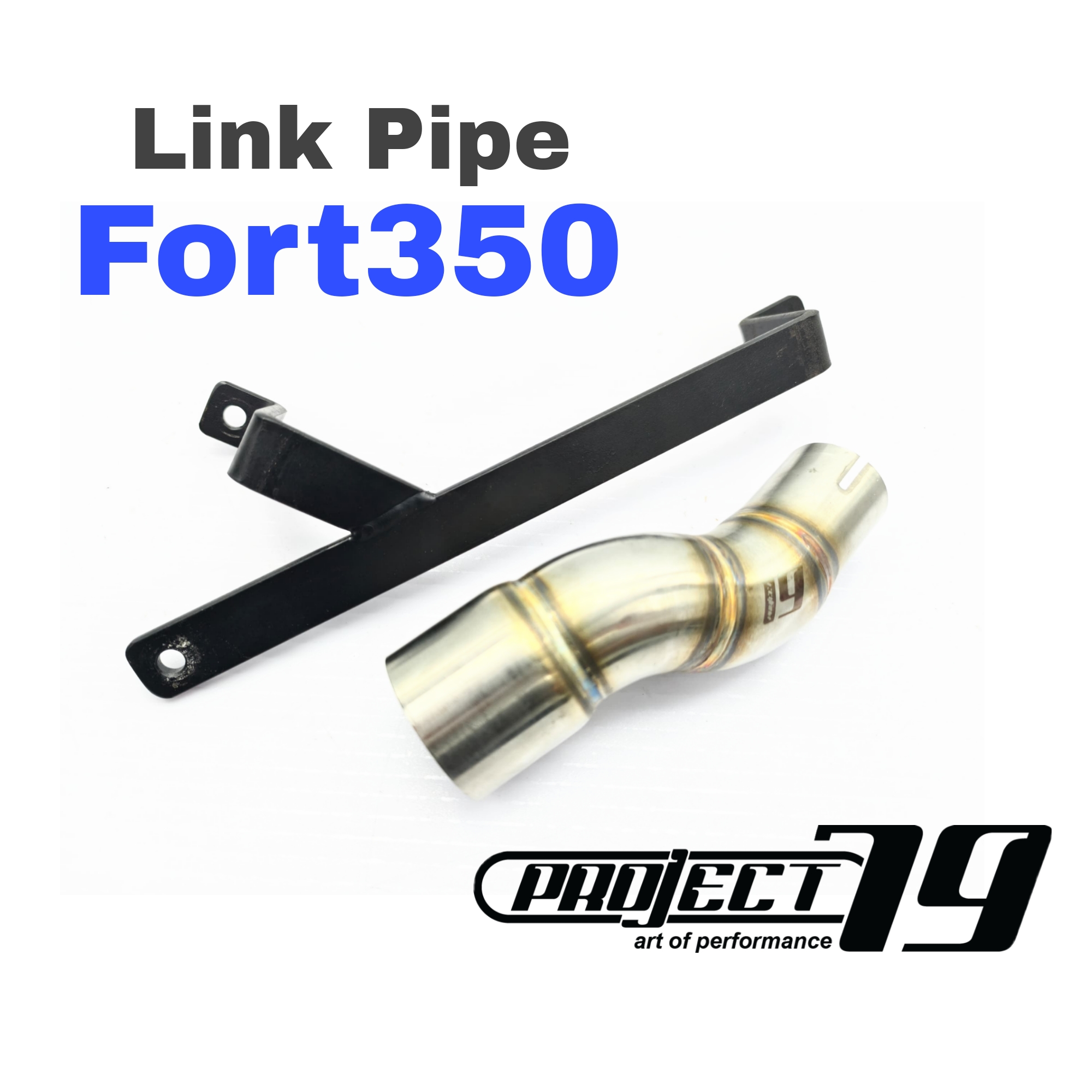 Project79 Exhaust QJ Motor Fort 350 Ekzos Tabung Long Muffler Carbon ...
