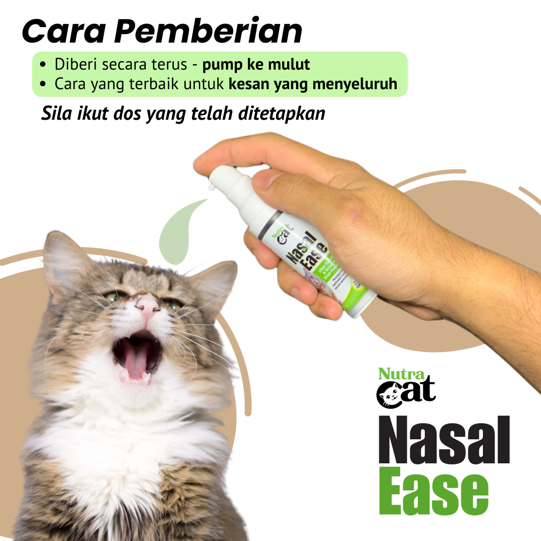 NutraCat Ubat Selsema Demam Dan Batuk Kucing Herbal Ubat Kucing Bersin ...
