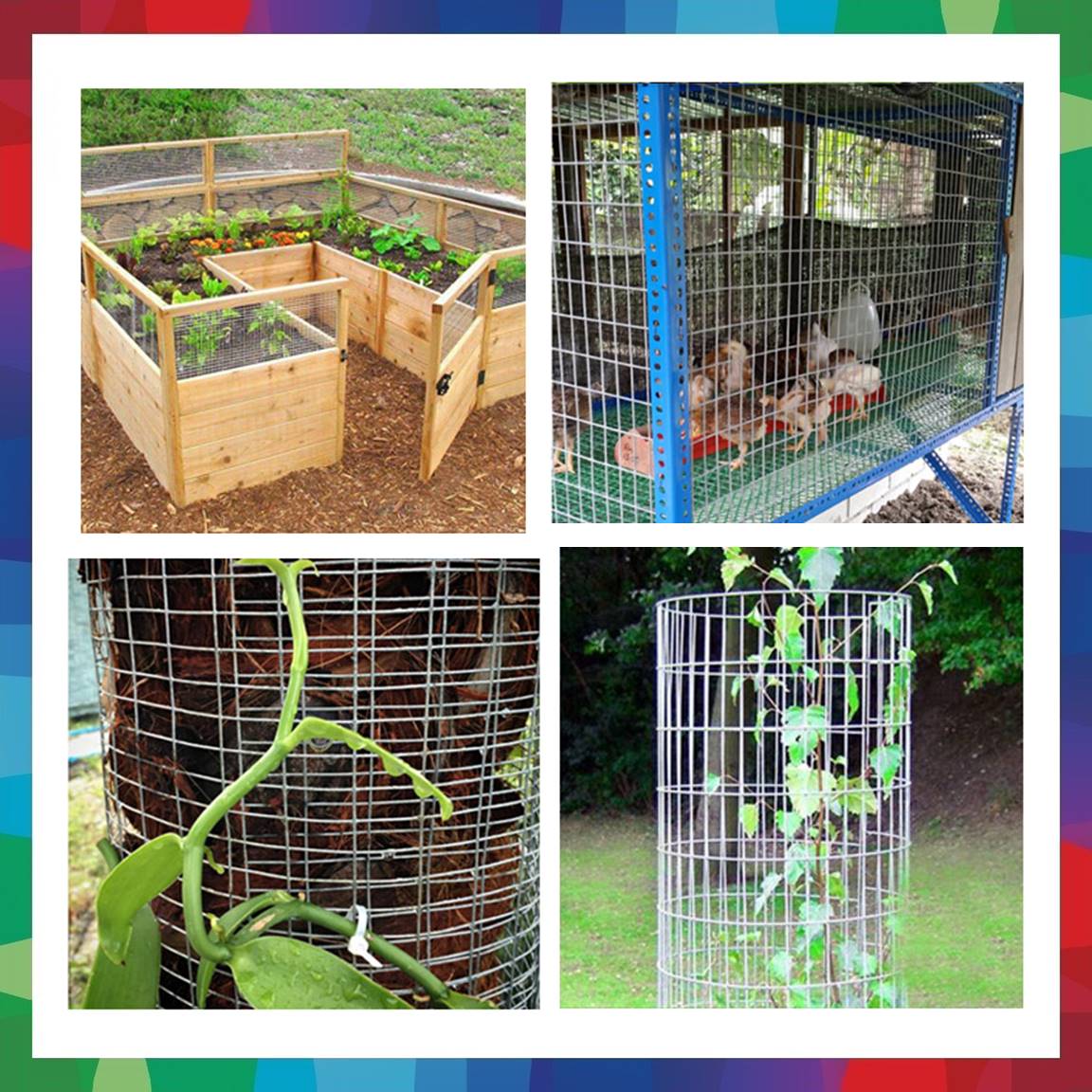 3FT x 40FT Jaring Besi Hijau Galvanized BRC Welded Iron Wire Mesh Net ...