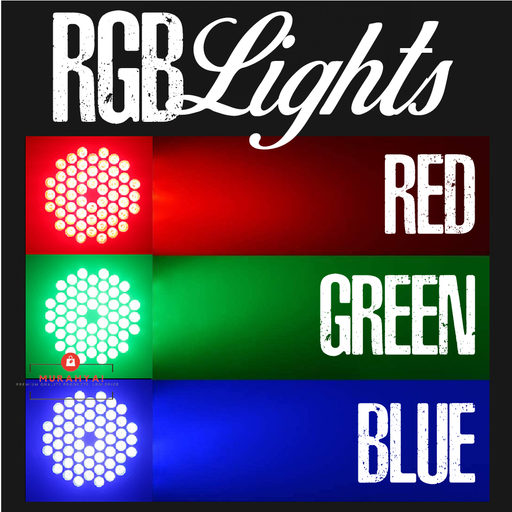 Lampu LED Stage Light Spotlight Par Can Light Moving Party RGBW Light ...