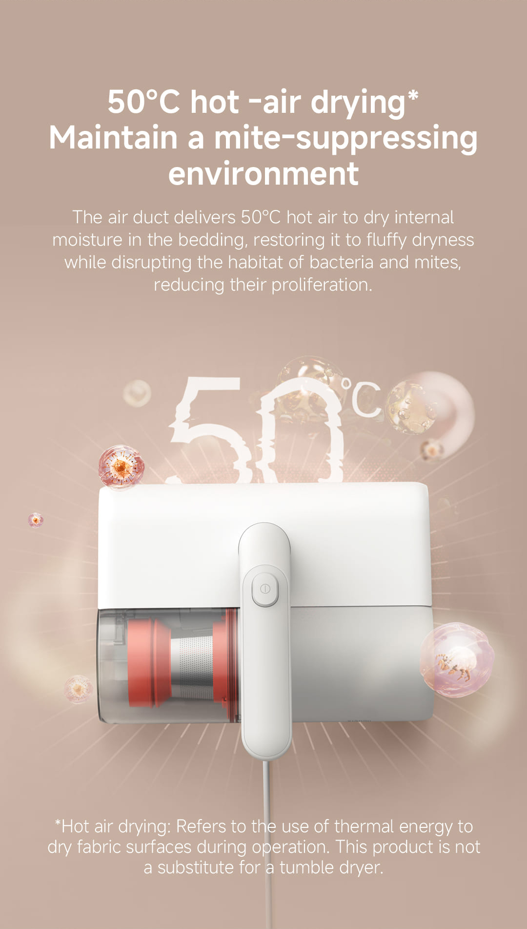 Xiaomi Dust Mite Vacuum Cleaner | 12,000Pa Suction | Enhanced Dust ...