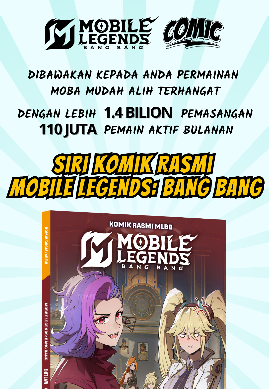 MLBB OFFICIAL COMIC BOOK OUTLAW PART 3 BUKU KOMIK RASMI MOBILE LEGENDS ...