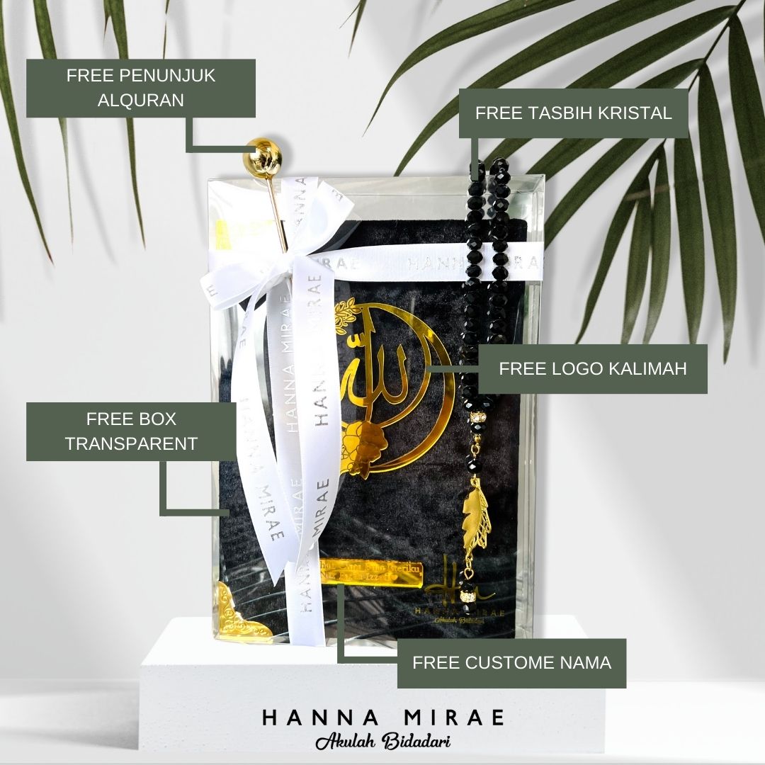 Hanna MIrae Al-Quran Size A5 Baldu Custom Nama Design Exclusive ...