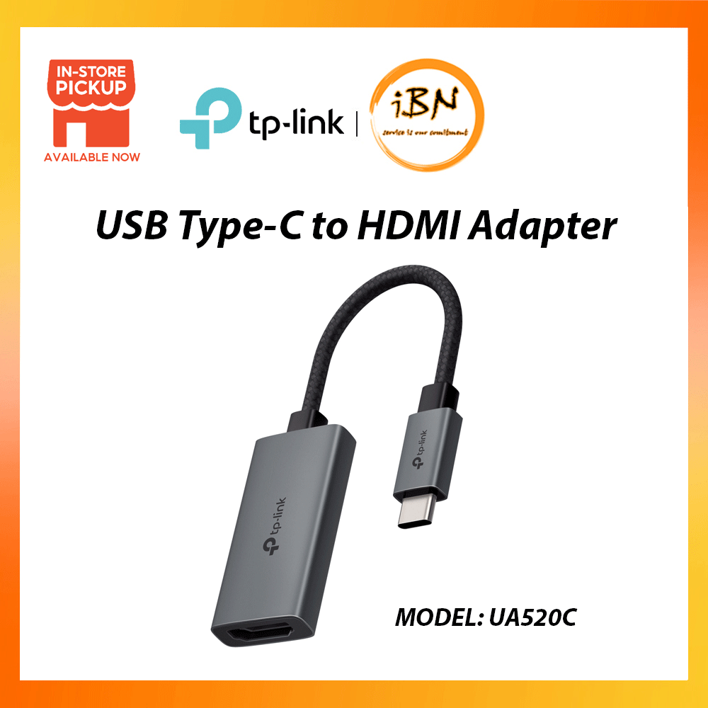 TP-Link USB Type-C to HDMI Adapter UA520C ( Plug and Play ) HDMI up to ...