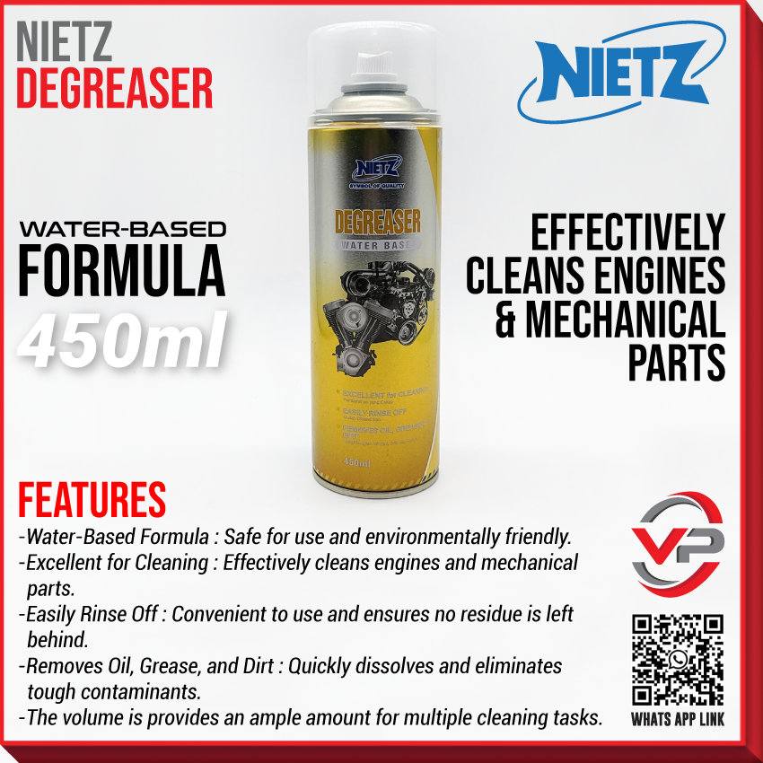 NIETZ DEGREASER SPRAY AEROSOL SPRAY FOR CLEANS ENGINES & MECHANICAL ...