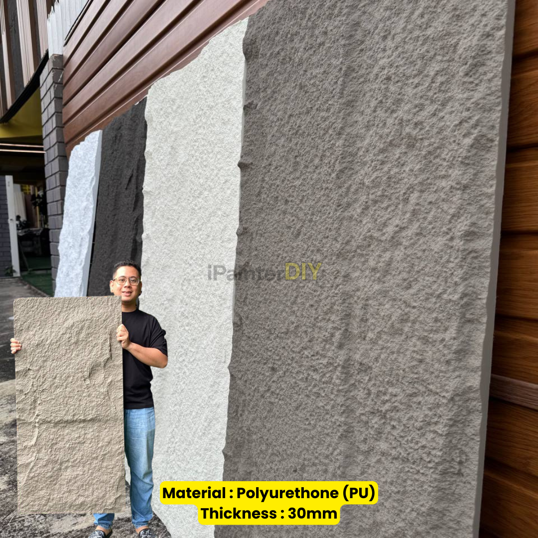 PU Stone Panels Feature Wall Outdoor Friendly Lightweight fluted panel ...
