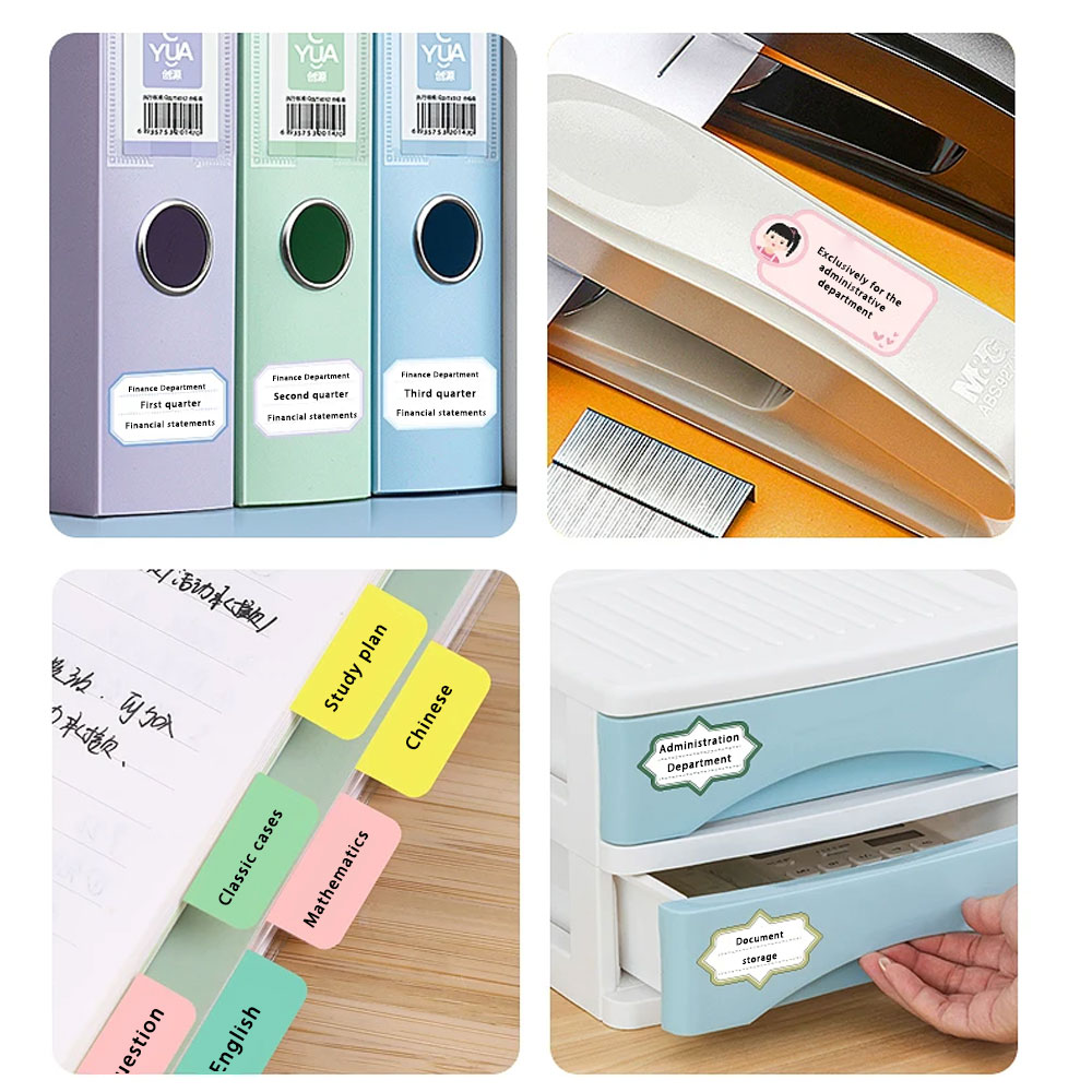 NIMBOT D101 Flower pattern label waterproof and oil-proof printing ...