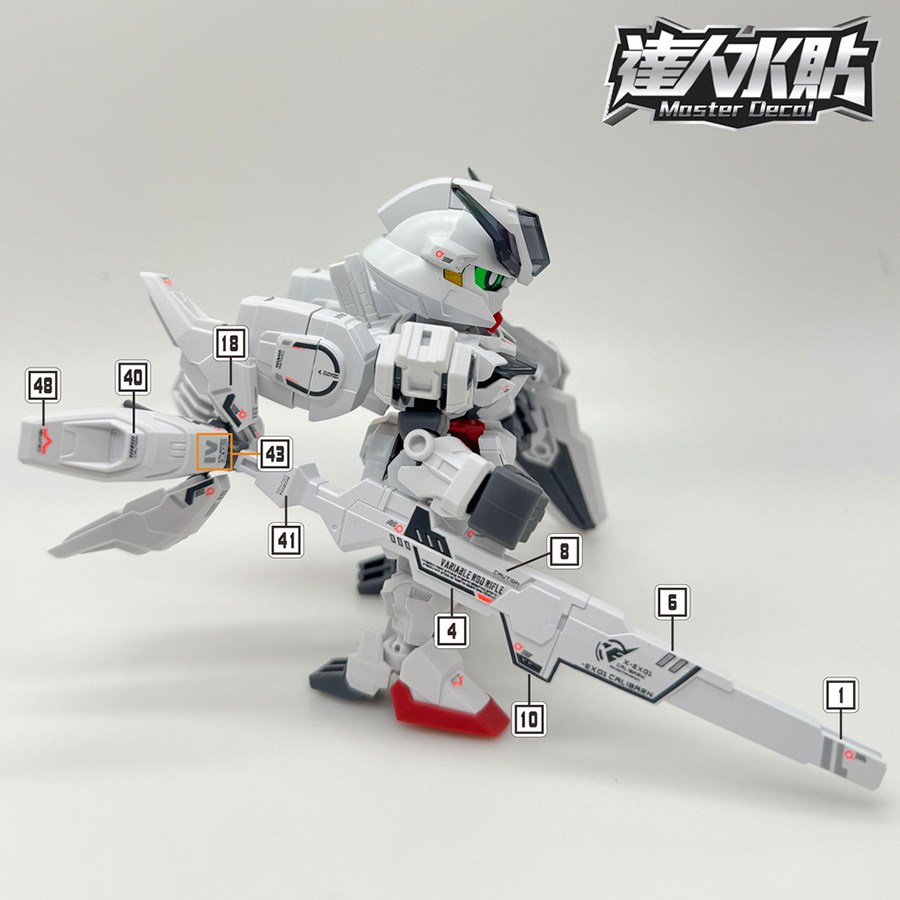 (Master) Waterslide Decal - SD Calibarn (Witch from Mercury)(Fluo) SDCS ...