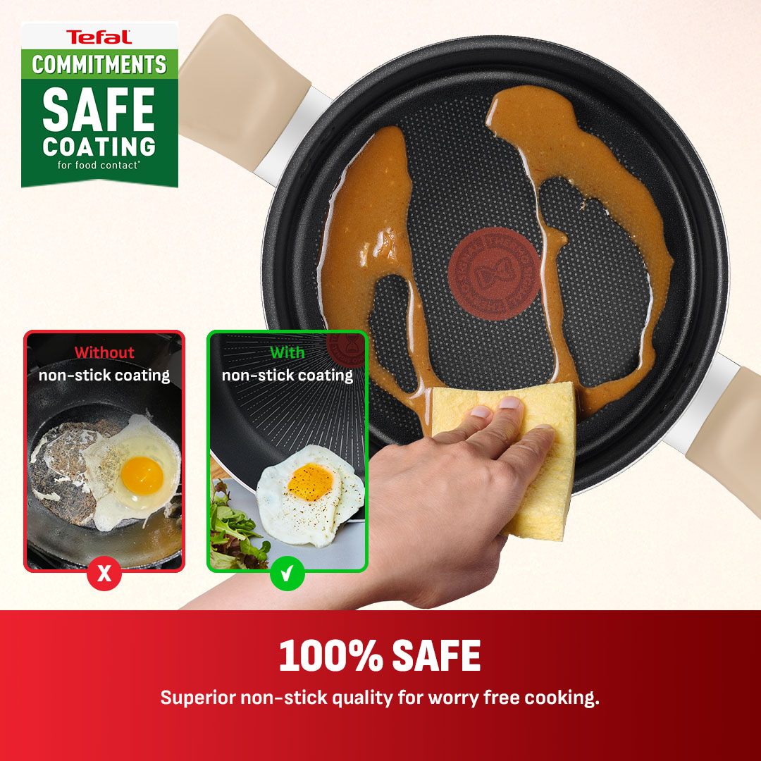 Tefal Cookware Blossom Shallow pan 24cm w/lid(Non-stick Cookware ...