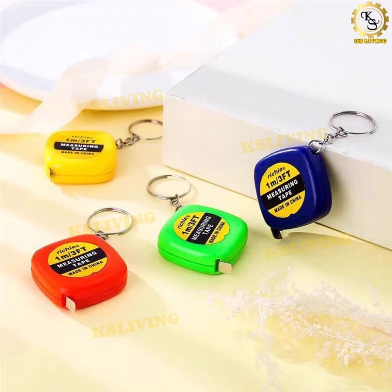 Kim.S Mini Measuring Tape 1M Tali Tape Ukur 1M Measure Tape Measuring ...