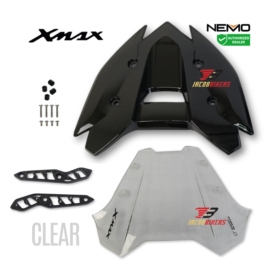 Yamaha XMAX V2 Connected NEMO Double Space Windshield Visor CNC ...