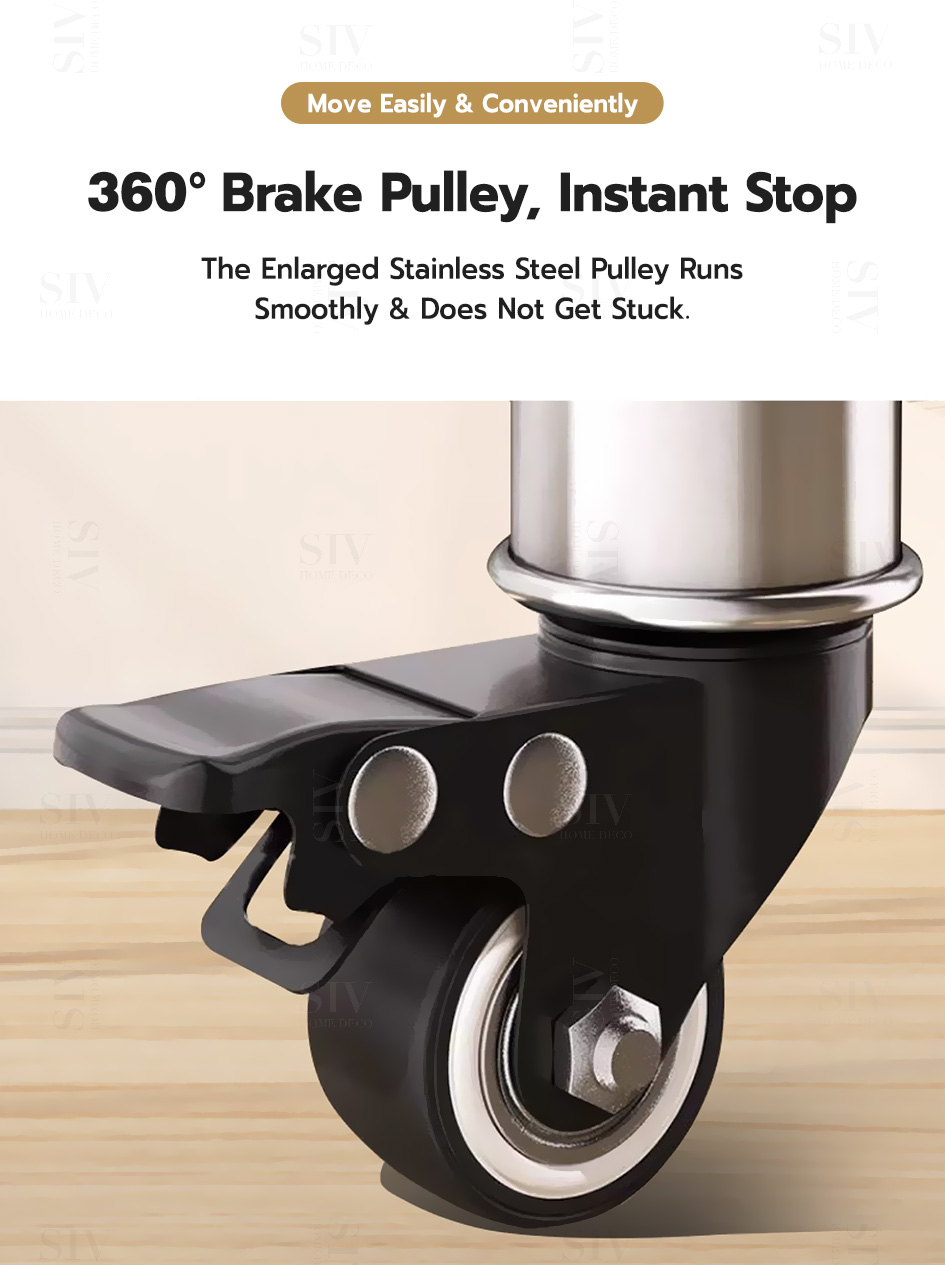 SIV Thickened Stainless Steel Clothes Drying Rack – Adjustable Triple ...