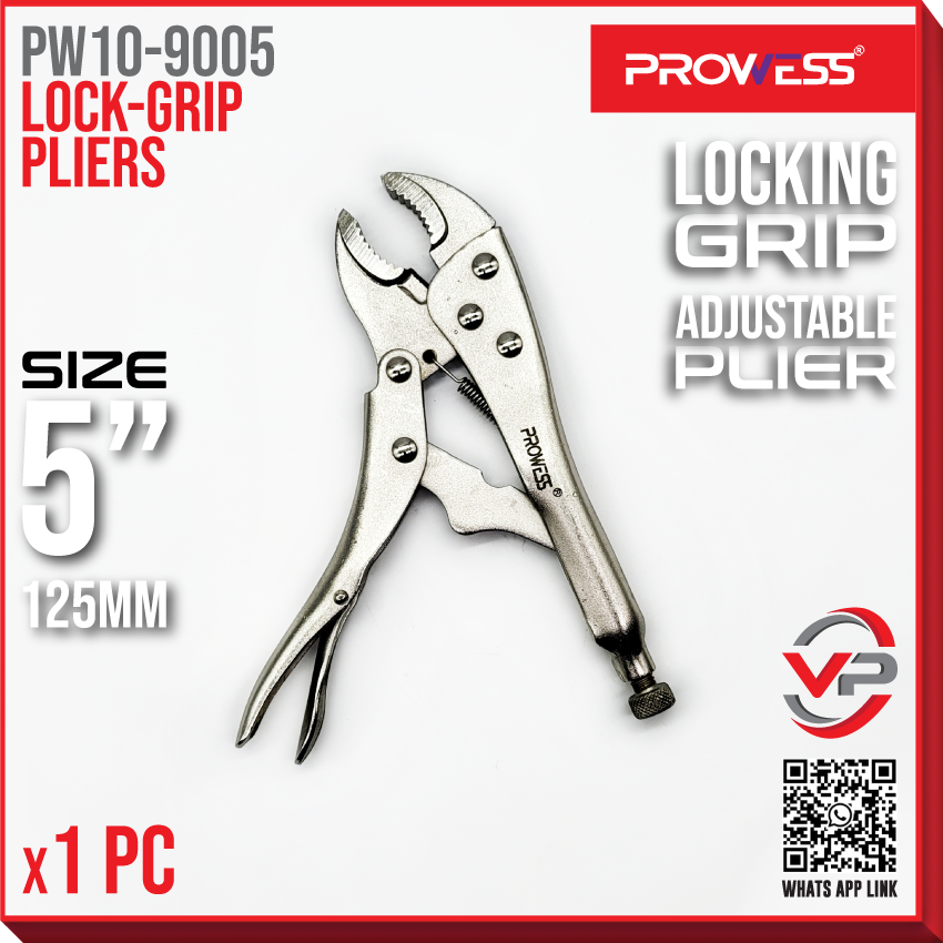 PROWESS HEAVY DUTY LOCK-GRIP PLIERS/LOCKING PLIER 5" 7" 10"/VICE GRIP ...