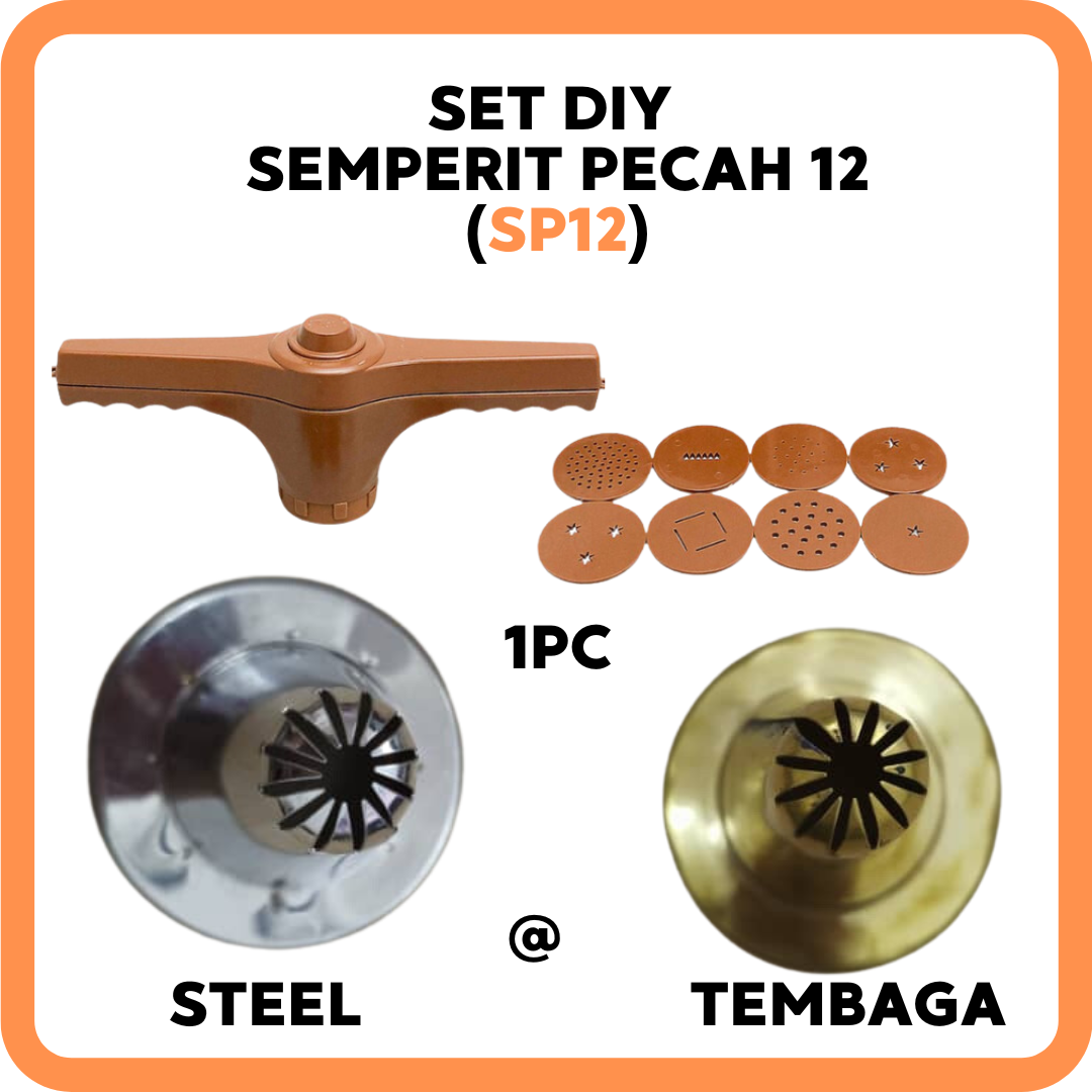 Acuan Semperit Pecah 9/12/15 Set DIY Semperit Klasik Tembaga Steel ...