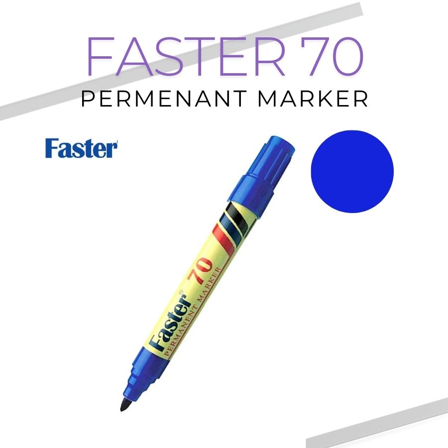 Faster 70 / Permanent Marker / Permanent Marker Pen / Fine Point Marker ...