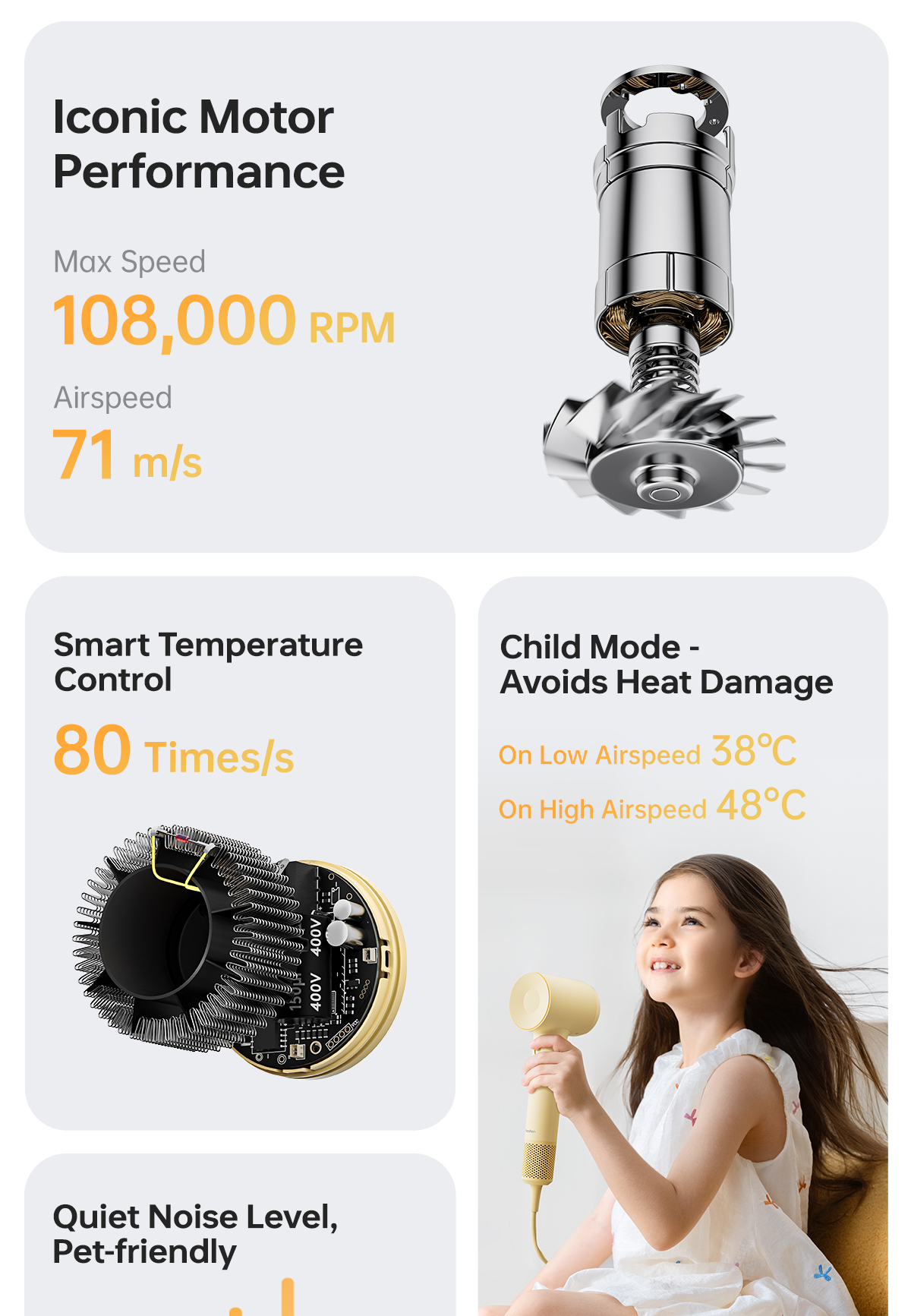 [Laifen Malaysia Set] Laifen Swift SE 2 / SE High Speed Hair Dryer | 200 Million Negative Ion ...