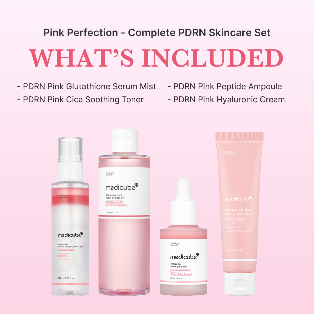 [medicube official] SBD Ultimate Glow PDRN Pink Perfection Set (+gifts ...