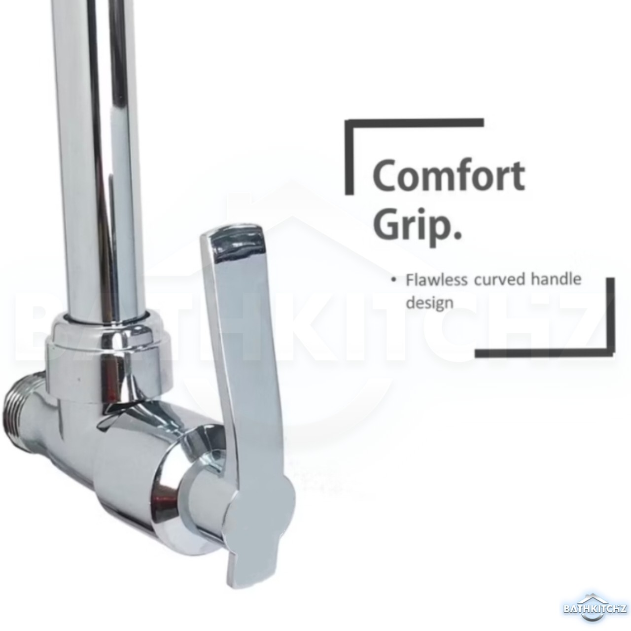 DOE Solid Brass Kitchen Sink Tap Wall Faucet Pillar Mounted Sink Tap ...